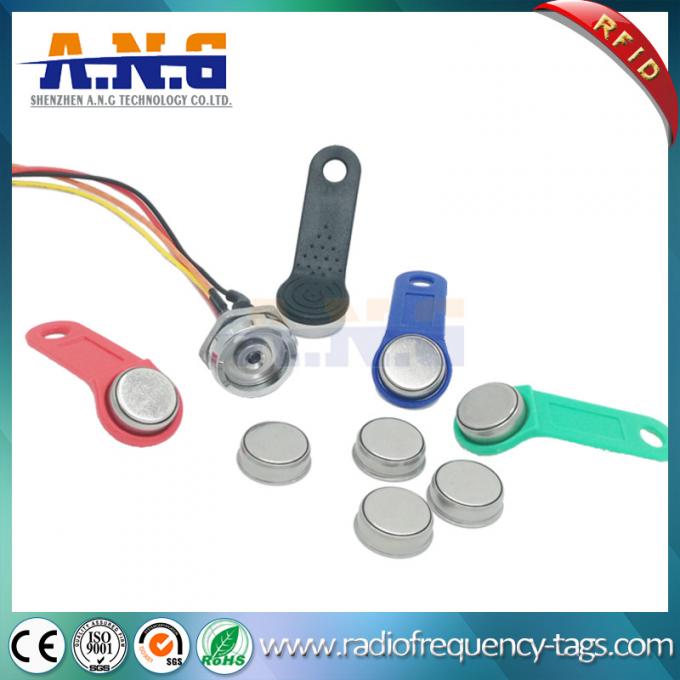 12V programmable iButton Reader / iButton key probe Built in white LED ...