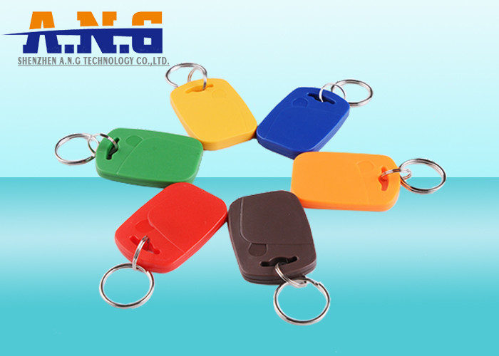 Plastic Proximity Rfid Key Fob Waterproof For Entry Access Control System
