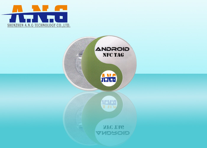 Outdoor customize 2 NFC Sticker Tags 213 On Metal 35*35mm