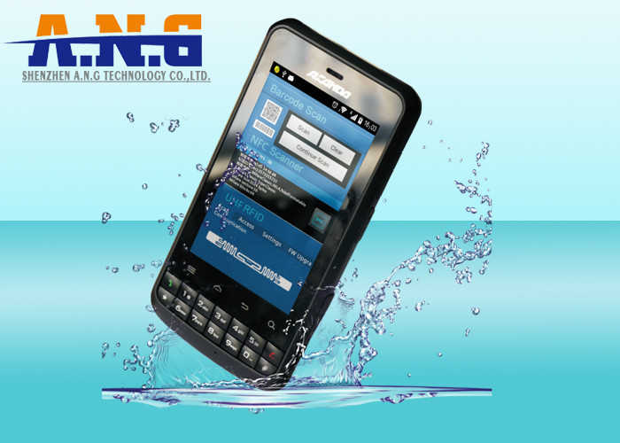 IP65 NFC RFID reader high speed Quad core industrial Android handheld ...