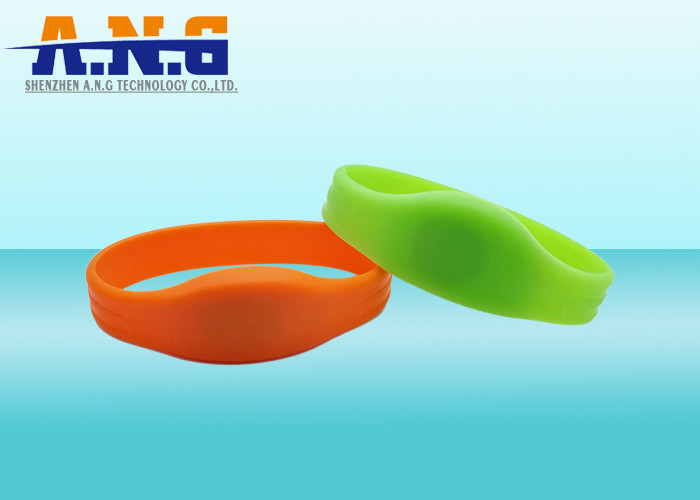 Access Control Rfid Silicone Wristbands for Pools and Waterparks