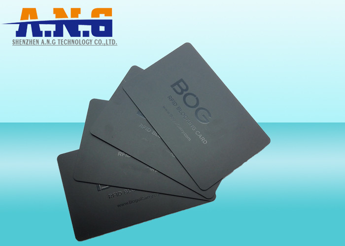 CR80 Scanner Guard PVC Card,RFID Blocking Card For Wallet Security