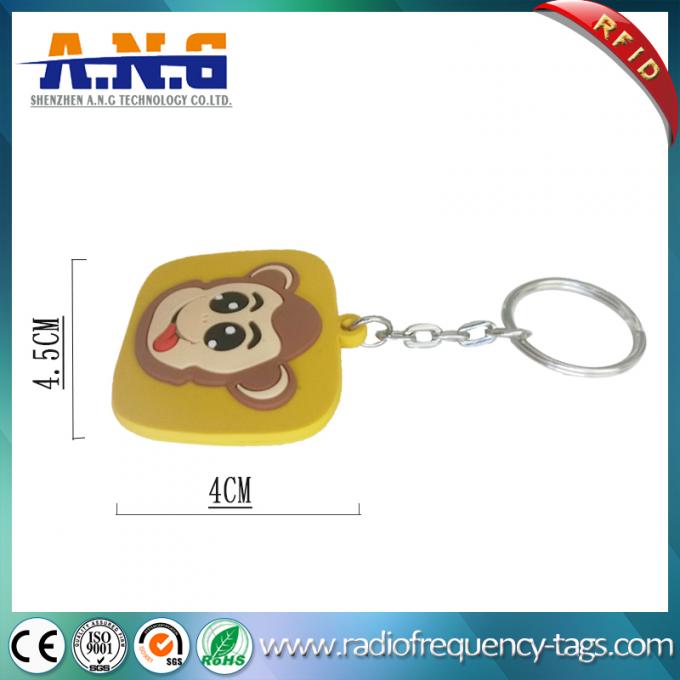 Waterproof Cute silicone NFC RFID Smart Key fobs for Time Attendance