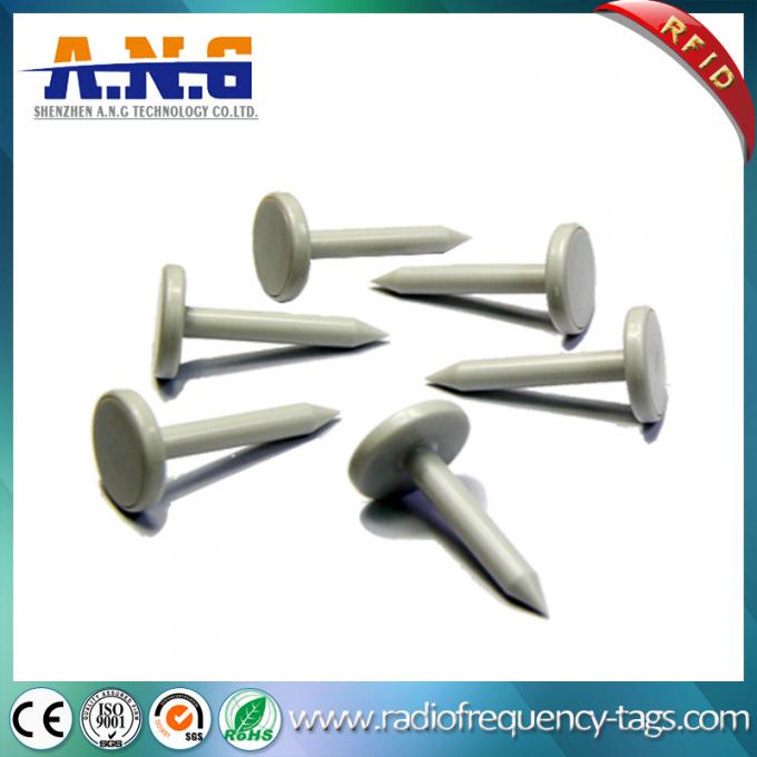 860-960Mhz Programmable Passive Rfid Tags,RFID Nail Tag For Tree / Wood ...