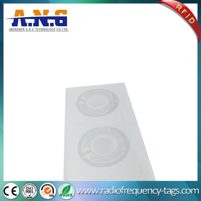 Paper printable Adhesive LF Rfid Tags passive 40mm Dimension with Roll