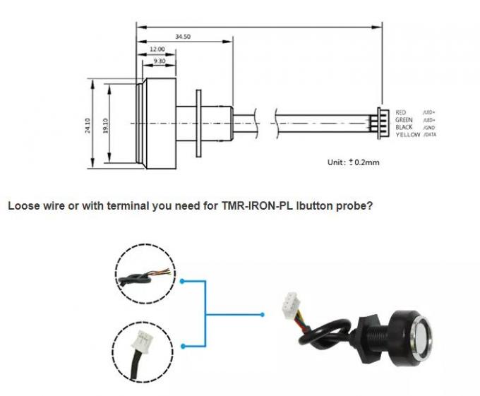 GPS Tracker Device DS9092+ iButton Reader 1-Wire iButton Probe