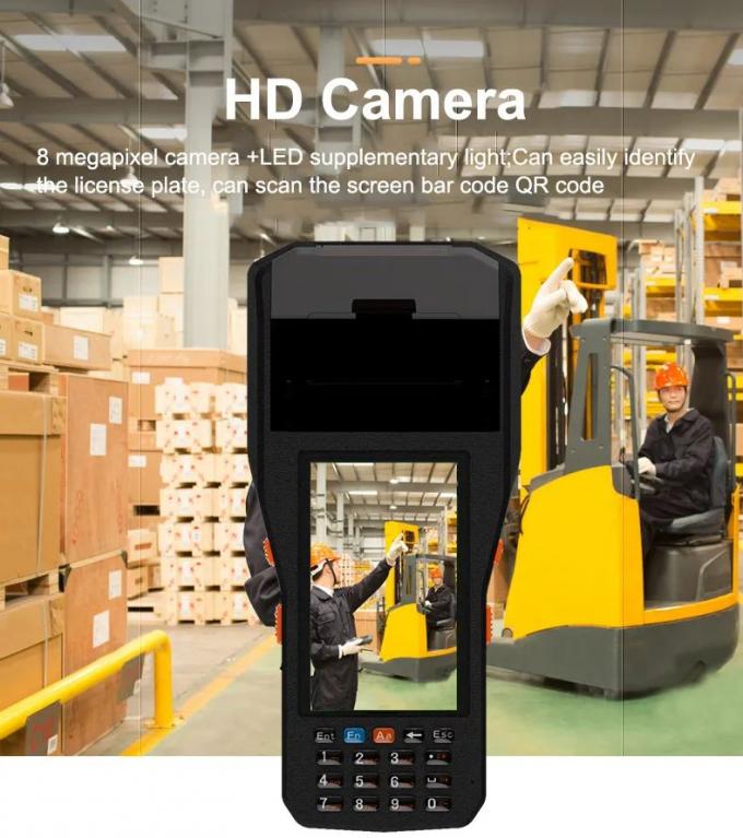 Rugged Industrial Andriod PDA RFID UHF Reader Fingerprint 1D/2D Barcode ...